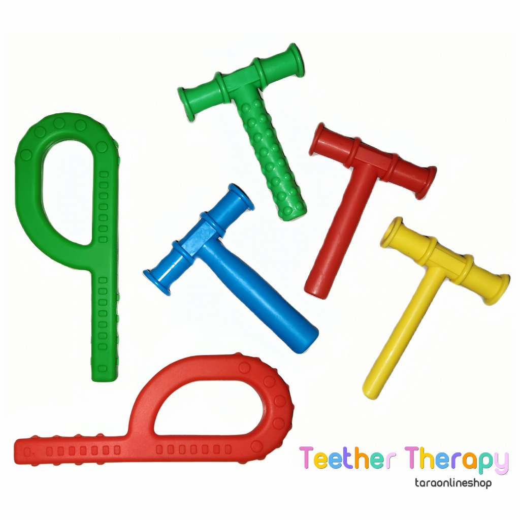 Jual Teether speech delay bentuk huruf T P alat terapi telat bicara ...