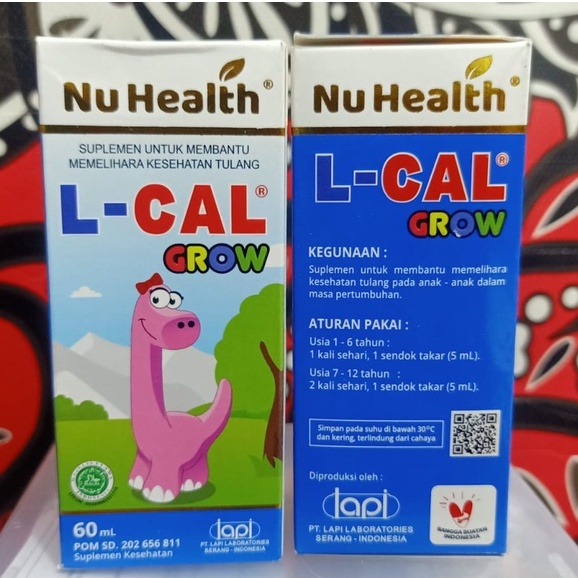 Jual L-CAL GROW Sirup isi 60 ML | Shopee Indonesia