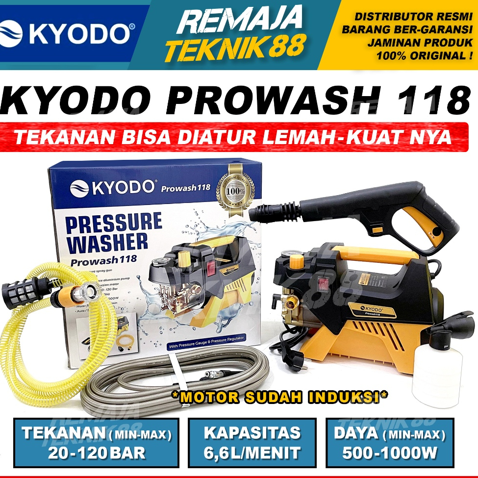 Jual KYODO PROWASH 118 STEAM JET CLEANER / PENGATUR TEKANAN VARIABLE ...