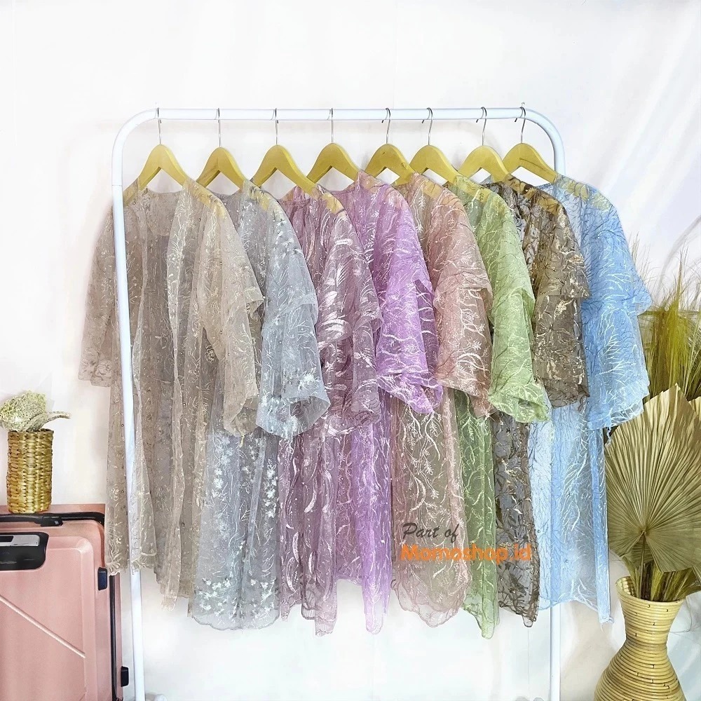 Jual Outer Kondangan Wanita Kekinian Brukat Brokat Modern | Outer ...