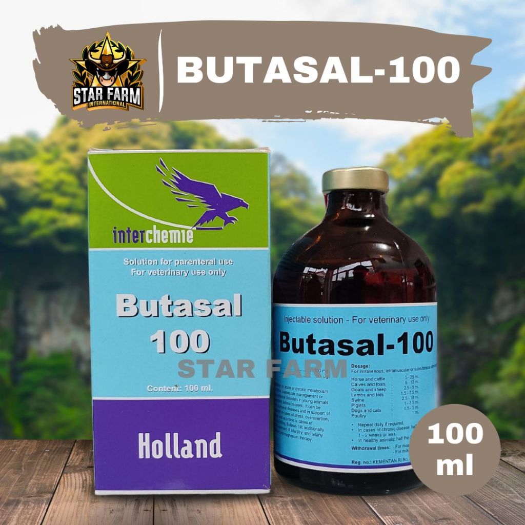 Jual BUTASAL 100 Mengobati Kelemahan Malnutrisi Hewan Sapi Kuda Kambing ...