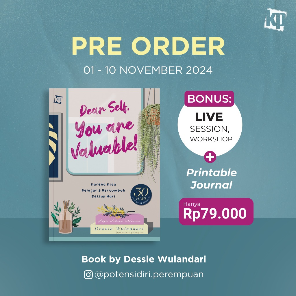 Jual Pre Order Buku - Dear Self, You Are Valuable! - Dessie Wulandari ...