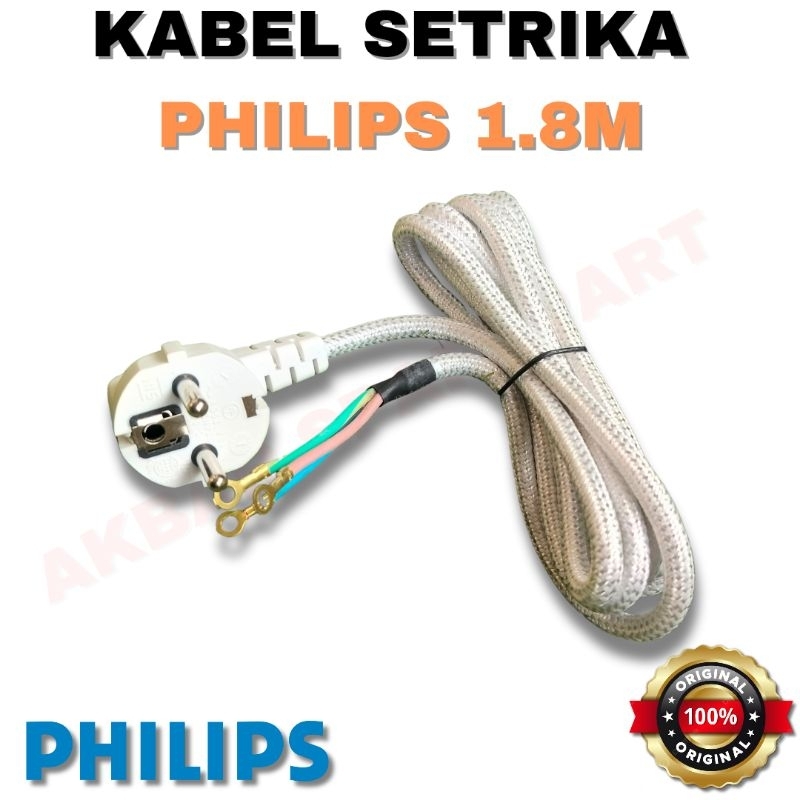 Jual KABEL SETRIKA PHILIPS 1.8METER | Shopee Indonesia