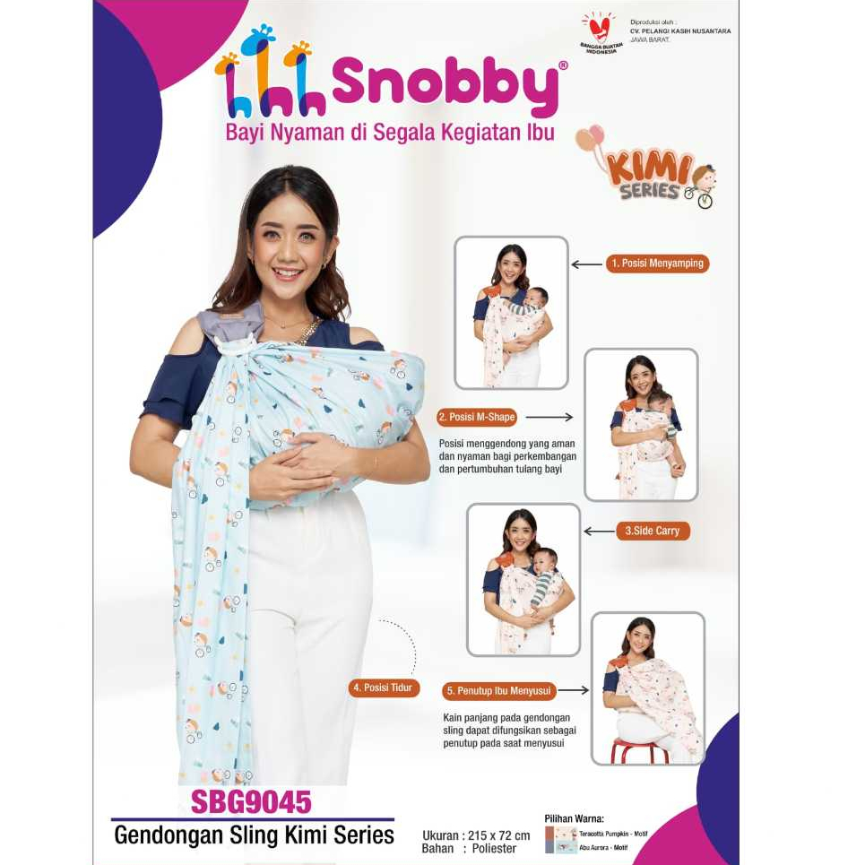 Jual Snobby Gendongan Sling Multifungsi Kimi / Calves SBG 8445 / Urdha ...