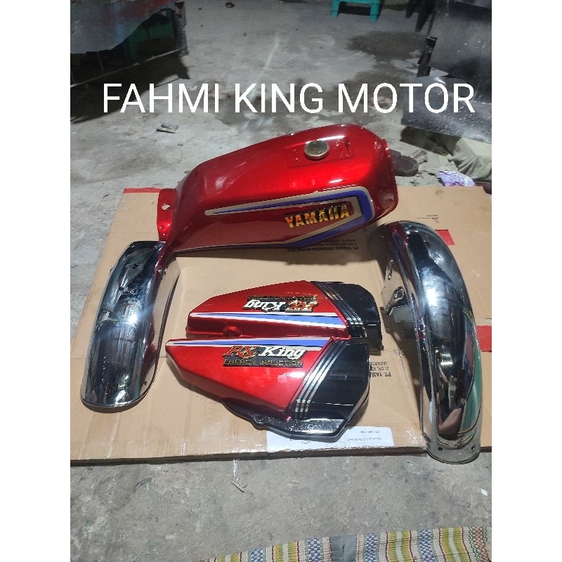 Jual TANGKI BAJU SET RX KING COBRA MERAH SPAKBOR CROM GRES BARU BUKAN ...