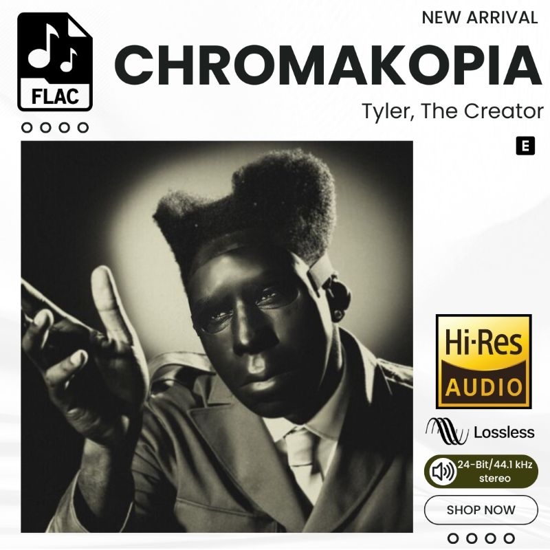 Jual CHROMAKOPIA - Tyler, The Creator | Album | FLAC Hi-Res 24bit ...