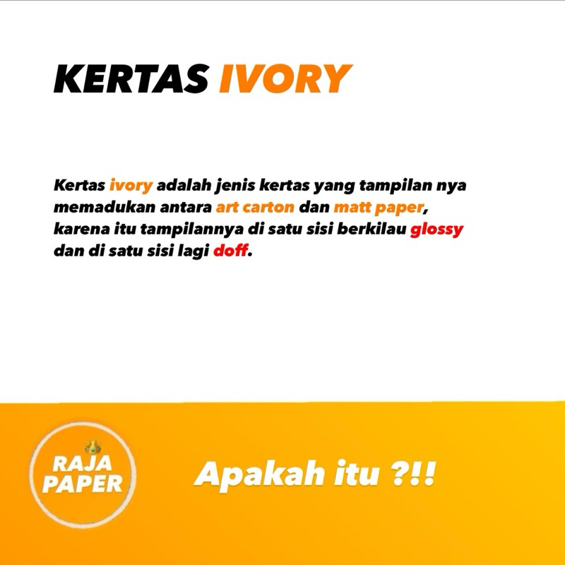 Jual Kertas Ivory Ukuran A4 50 Lembar 210 230 250 270 300 350 400 Gsm ...