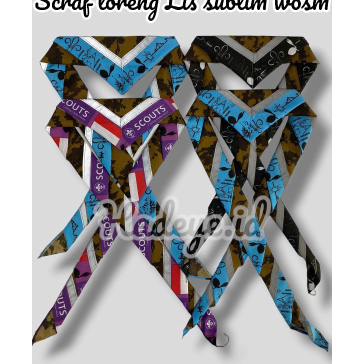 Jual Scraft Pramuka pramuka Scraf Loreng Pramuka Glow In The Dark lis ...