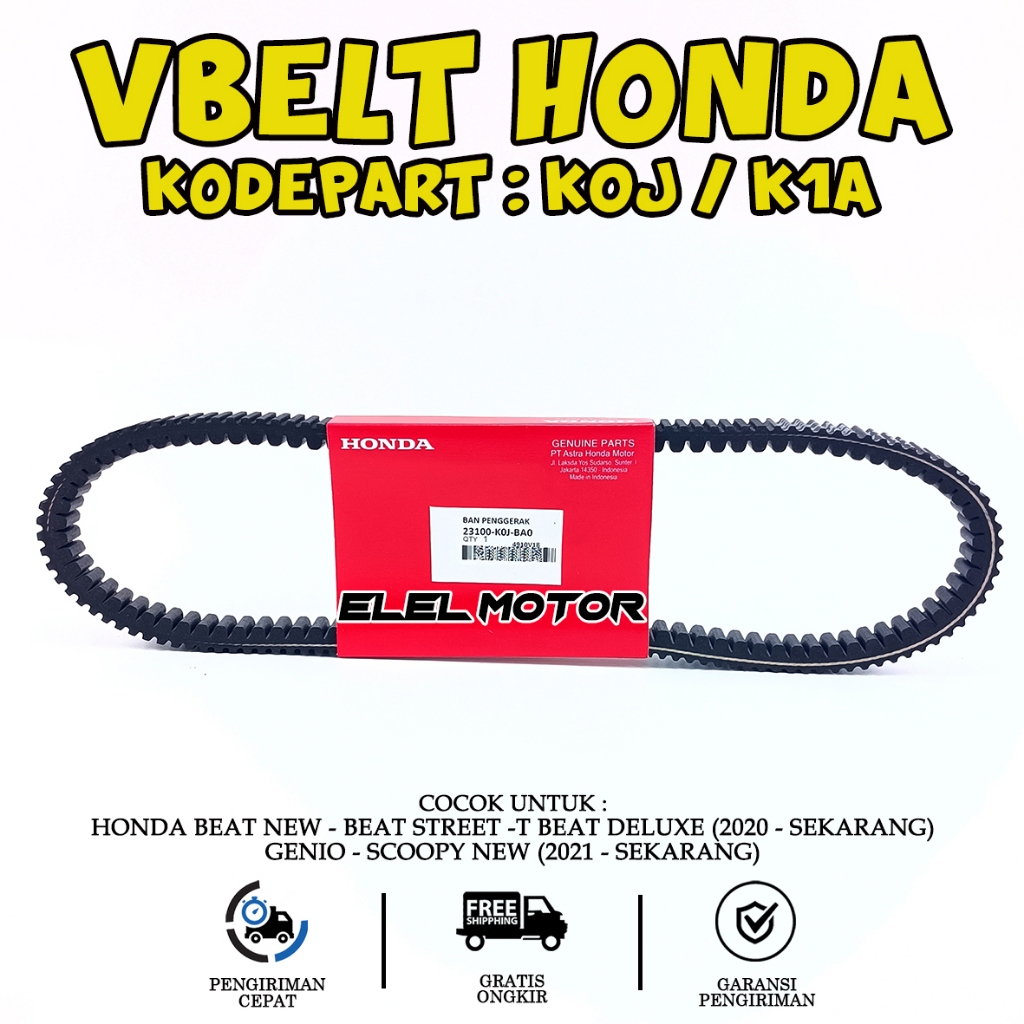 Jual Vanbelt V Belt BeAT Deluxe New,BeAT Street new, Genio, Scoopy Mitsuboshi 2020 2021 2022 ...