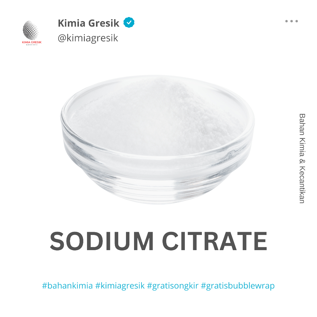 Jual Sodium Citrate Food Grade Trisodium Citrate Natrium Sitrat 100 gr ...