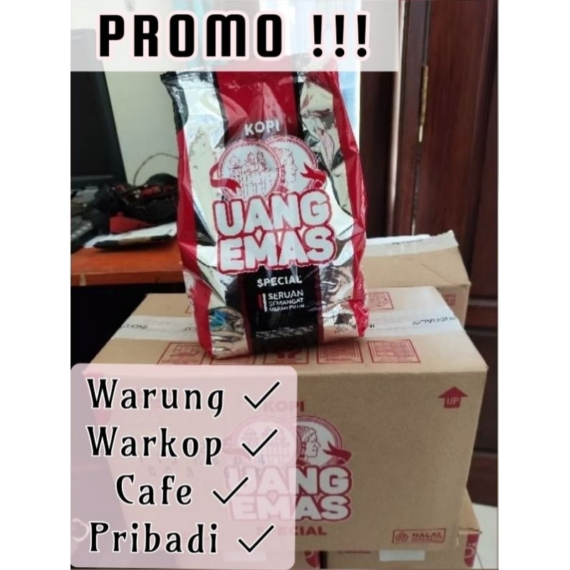 Jual Kopi Uang Emas Spesial 1KG kopi hitam | Shopee Indonesia