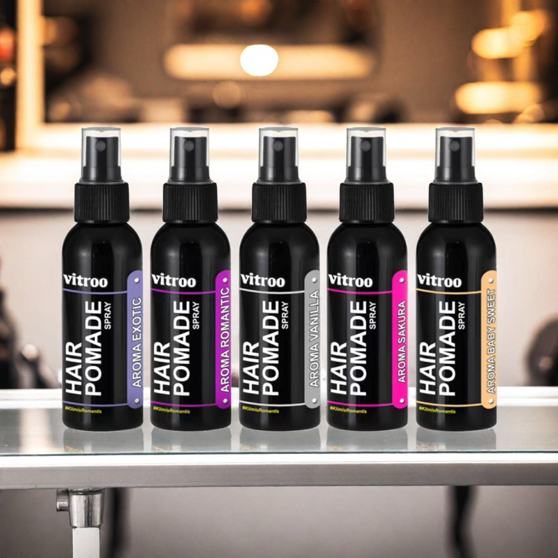 Jual Vitroo Pomade Minyak Rambut Hair Pomade Spray Waterbased Aroma ...