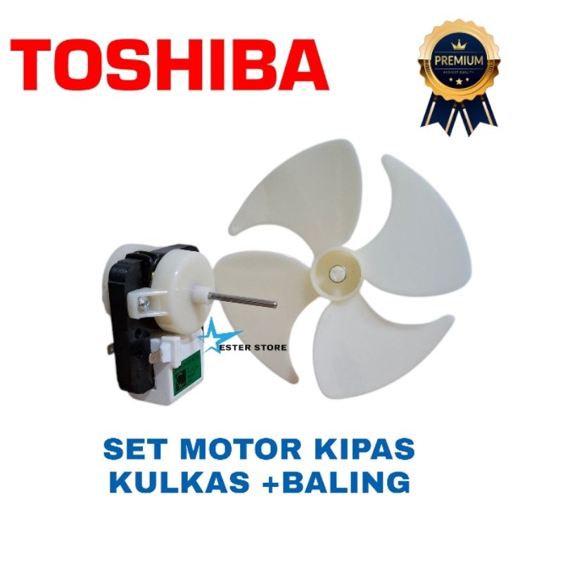 Jual Motor Fan Kulkas + Baling Satu set motor fan kulkas Toshiba 2 ...