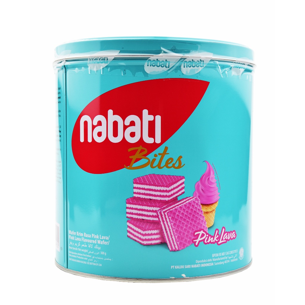 Jual Nabati Wafer Kaleng Pink Lava 240 gr | Shopee Indonesia