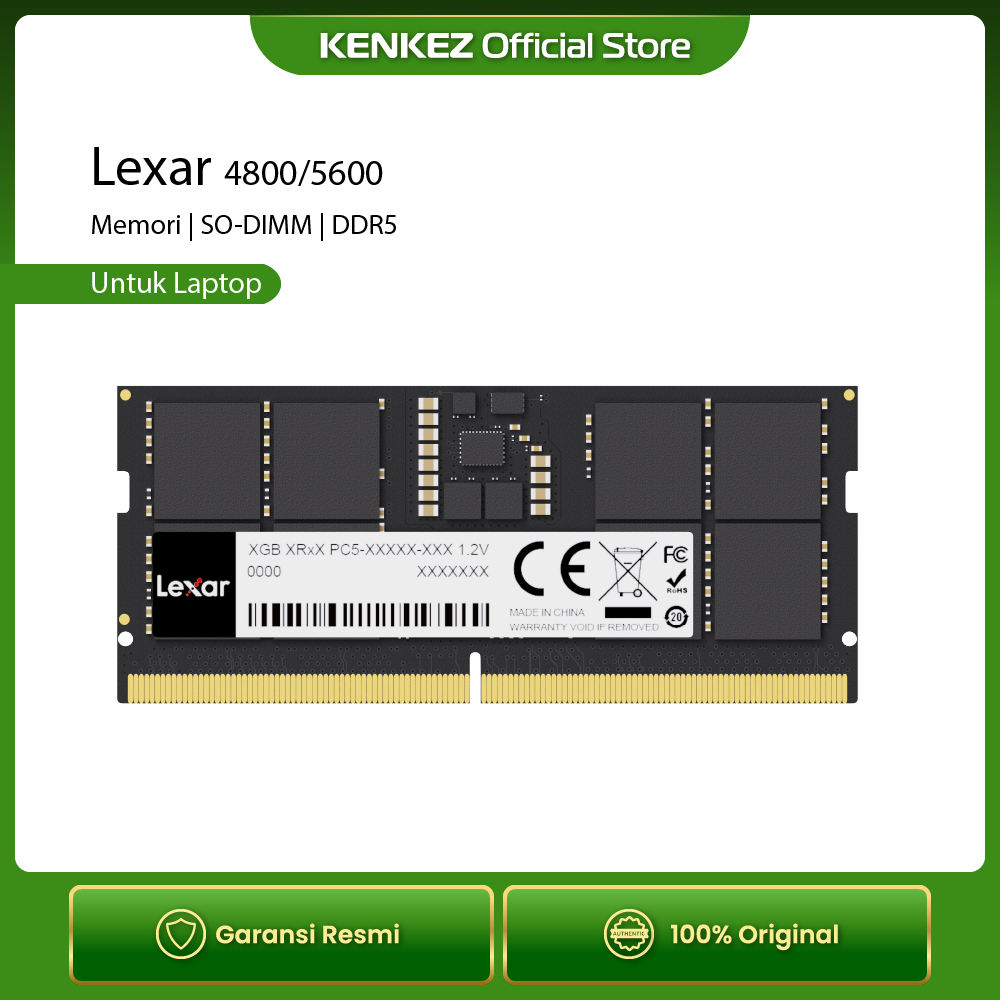 Jual Lexar Memory SO-DIMM DDR5 16GB | Shopee Indonesia