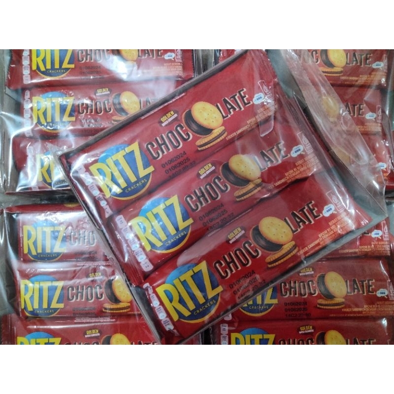 Jual Ritz Chocolate Cracker Sandwich Coklat Isi 12 Halal | Shopee Indonesia