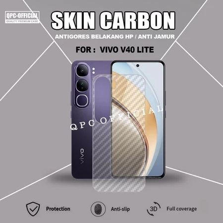 Jual SKIN HANDPHONE CARBON VIVO V40 LITE STIKER TUTUP BATTERY | Shopee ...