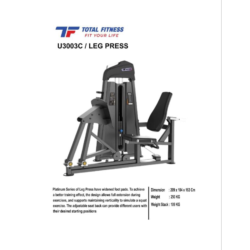 Jual Alat Fitness Commercial Leg Press | Shopee Indonesia
