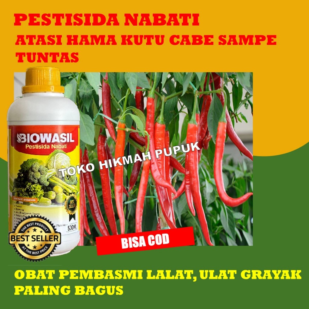 Jual PROMO Obat Hama Untuk Tanaman Cabe BIOWASIL Obat Penyubur Tanaman ...