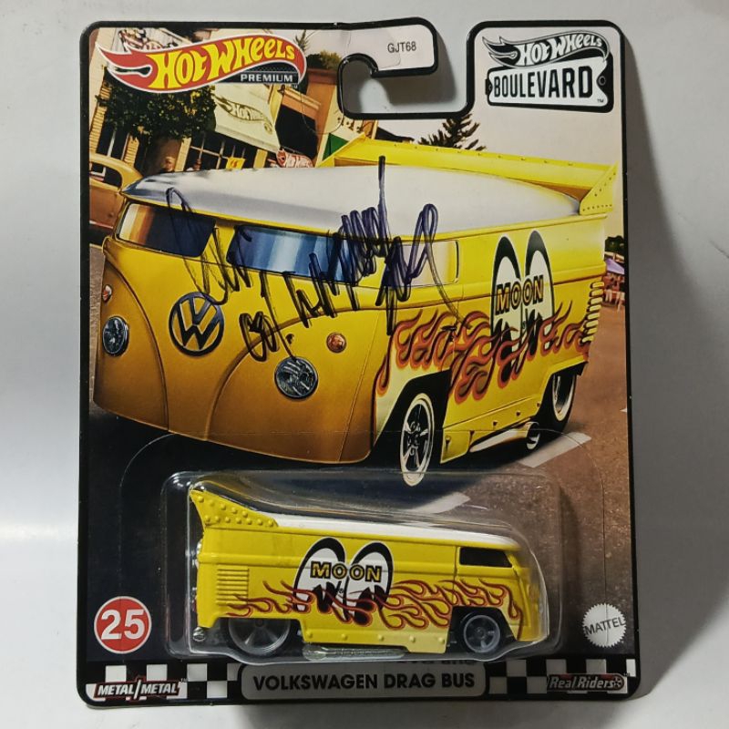 Jual HOT WHEELS PREMIUM VW DRAG BUS MOONEYES ( SIGN SHIGE SUGANUMA ...