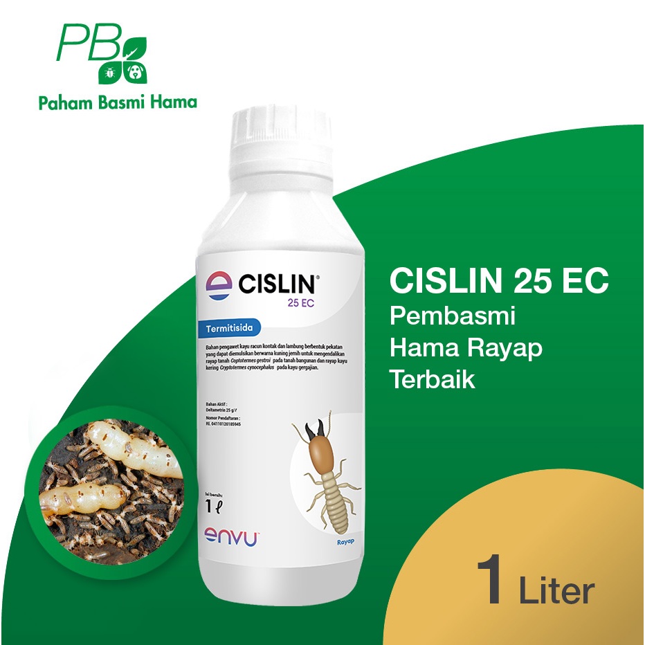 Jual Cislin 25 EC - Anti Rayap - Bayer - Pembasmi Rayap - 1 Liter ...