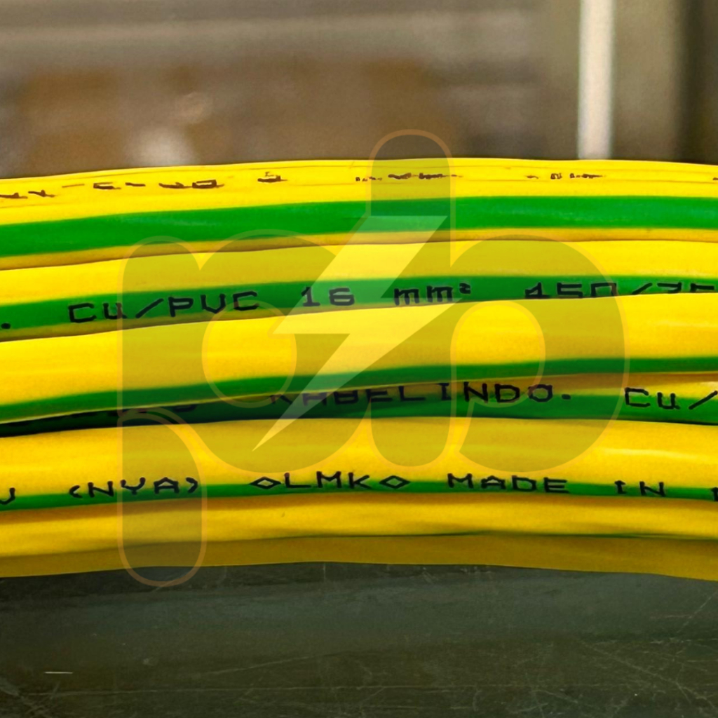 Jual Kabel Grounding 16 mm Kabelindo / Kabel Grounding NYA 16mm Merk Kabelindo / Kabel NYA ...