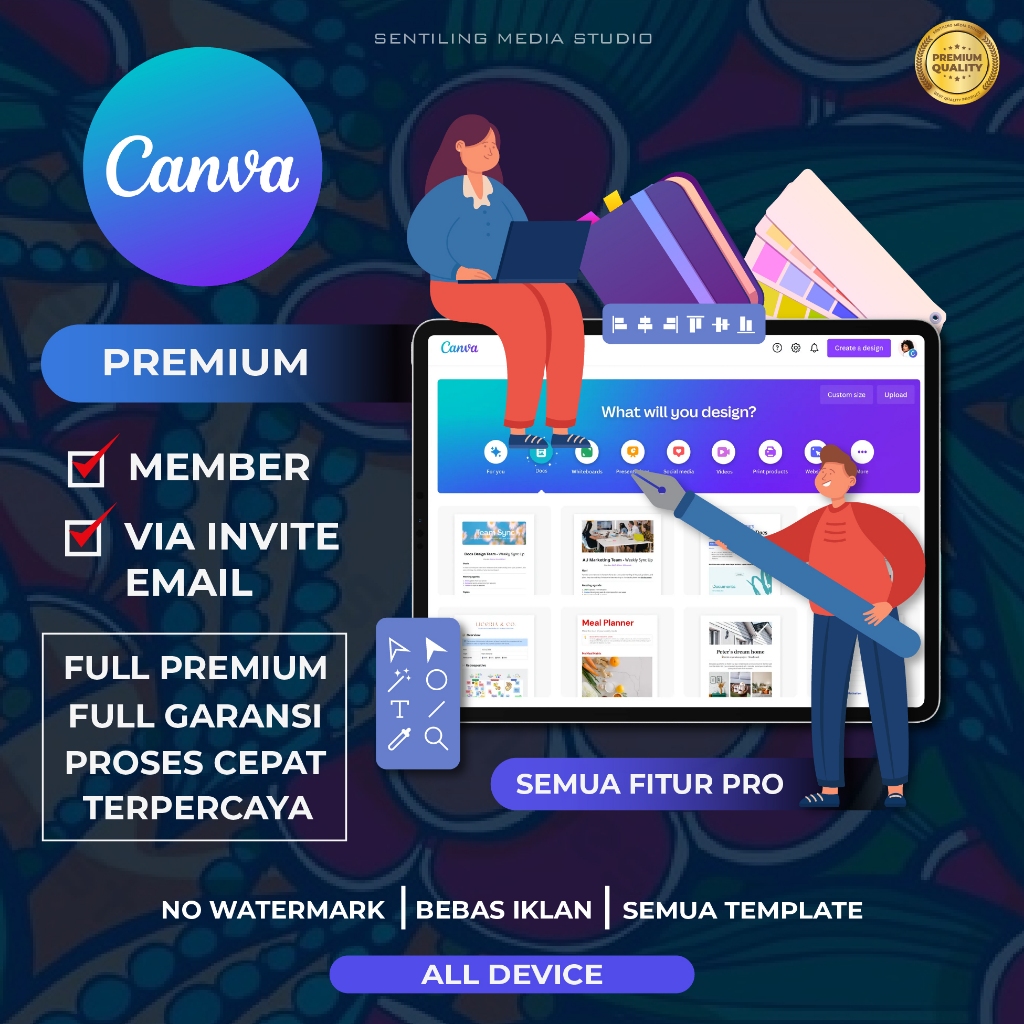 Jual CANVA PRO PREMIUM 1 TAHUN BERGARANSI FULL ACCESS RESMI | Shopee ...