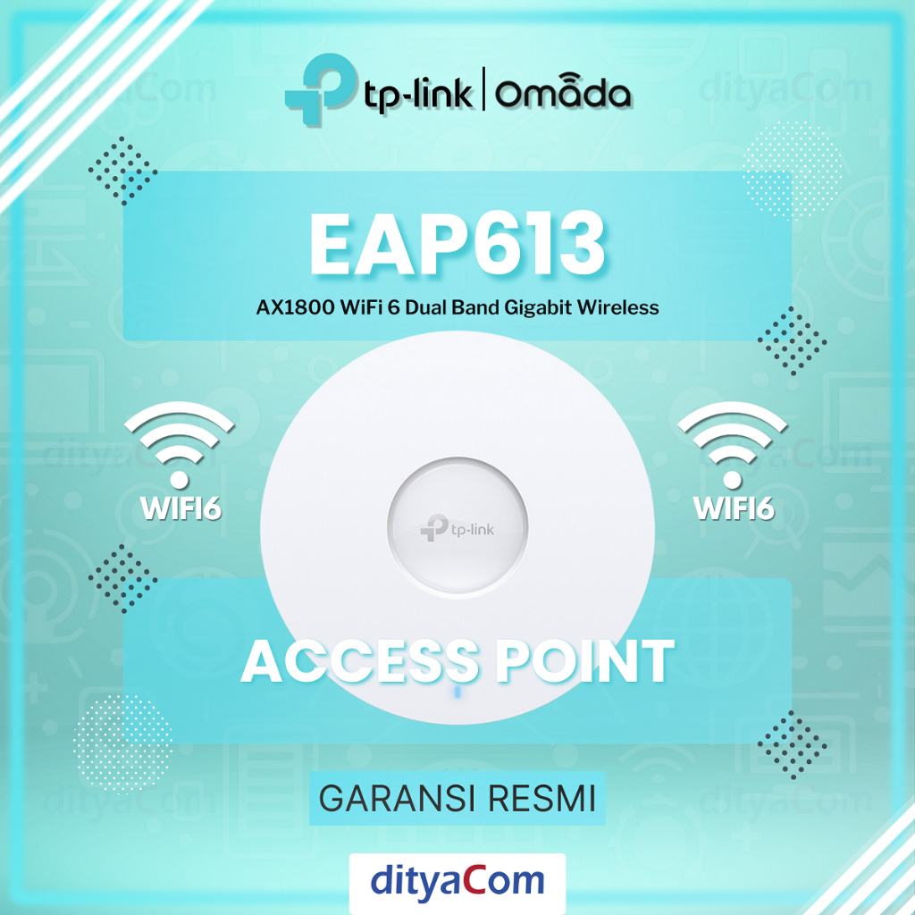 Jual TP-LINK EAP613 AX1800 CEILING MOUNT WI-FI 6 ACCESS POINT | Shopee ...