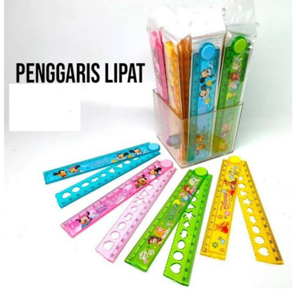 Jual Penggaris Lipat 30cm VIS-1 - Acrylic Fancy Ruler Ukuran 30cm ...