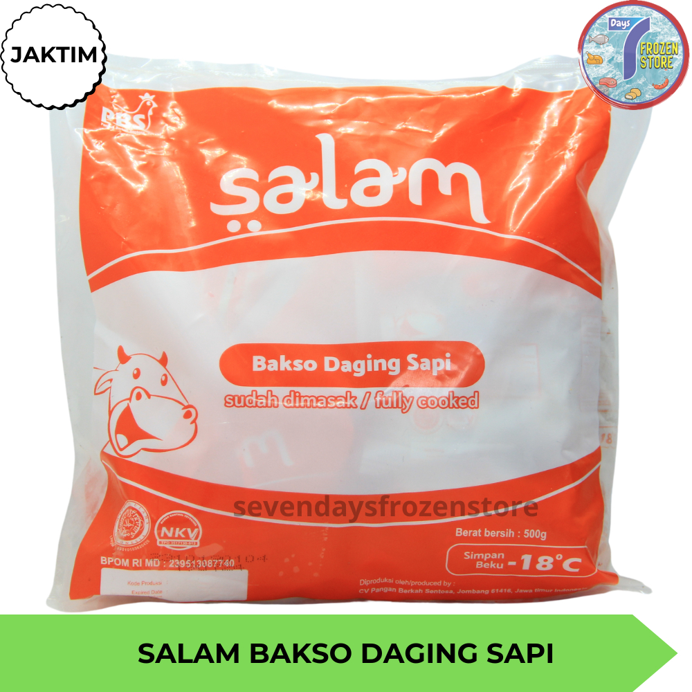 Jual Salam Bakso Daging Sapi Beku Frozen Kemasan 500 Gr | Shopee Indonesia