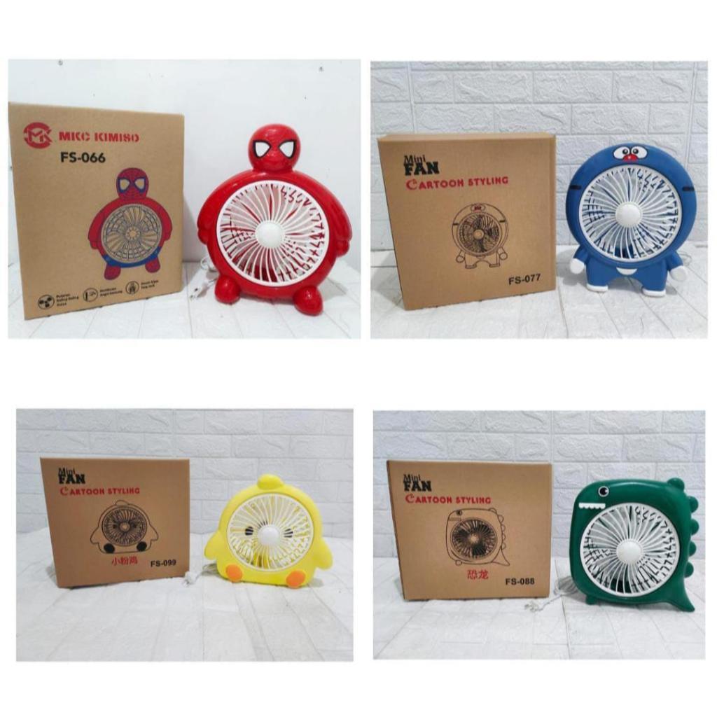 Jual Kipas Angin Mini Karakter 10Inch - Kipas Angin Mini Meja Listrik ...