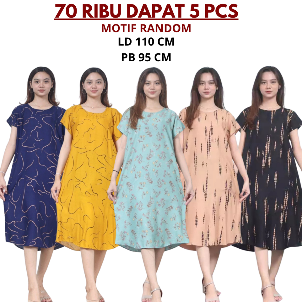 Jual 50RIBU DAPAT 5PCS DASTER CEWEK WANITA REMAJA MIDI / DASTER CEWEK ...
