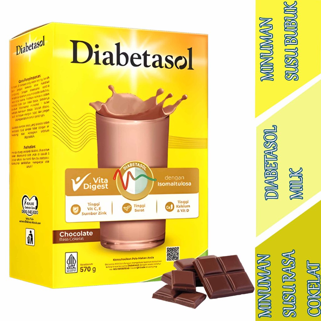 Jual Minuman Susu Rasa Cokelat - Diabetasol - Minuman Susu Bubuk Dewasa ...