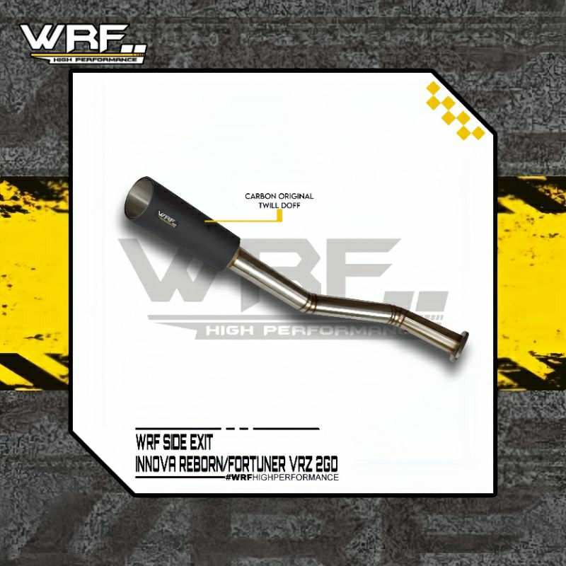 Jual WRF SIDE EXIT FORTUNER VRZ/ INNOVA REBORN 2GD NON RESONATOR/CARBON ...