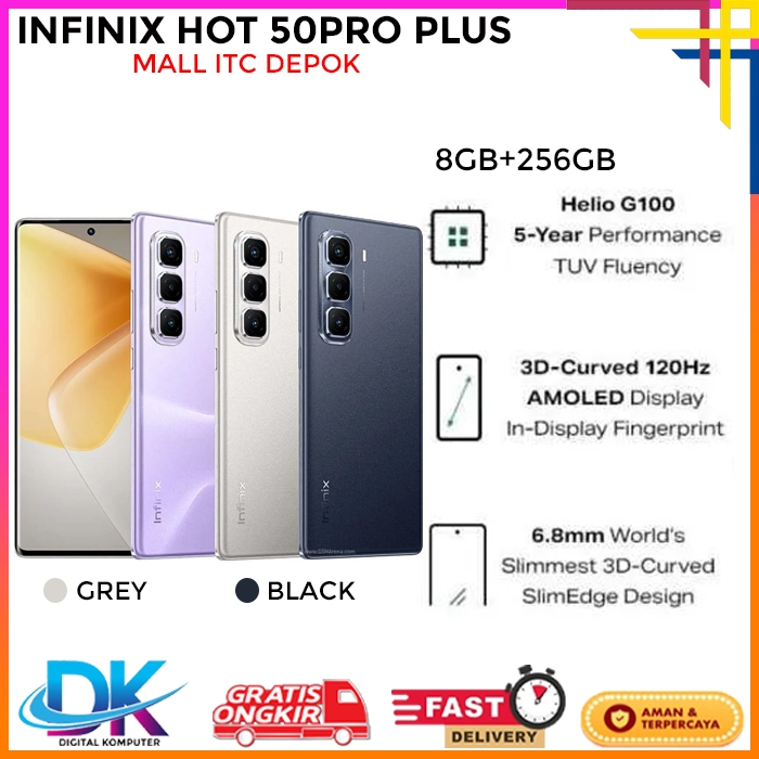 Jual INFINIX HOT 50 PRO PLUS 8GB 256GB GARANSI RESMI INFINIX INDONESIA ...