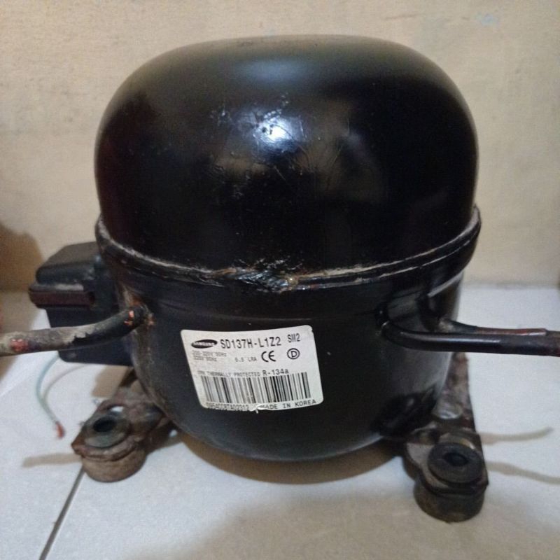 Jual KOMPRESOR KULKAS 1 PINTU ORIGINAL # COMPRESOR 1/8 PK 1/7 PK ...