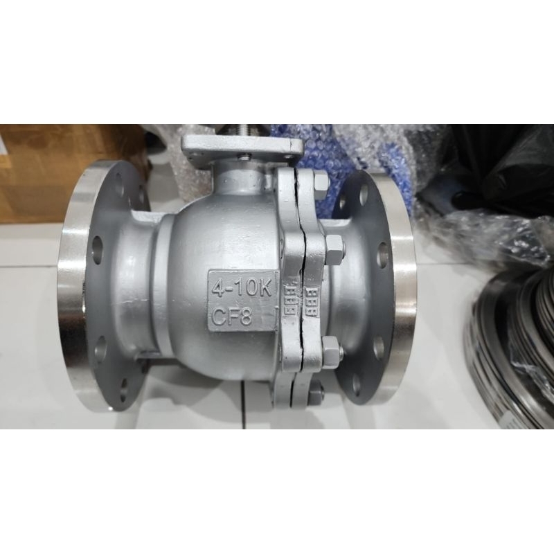 Jual BALL VALVE SS304 / CF8 OKUMA JIS 10K FLANGE 2" | Shopee Indonesia