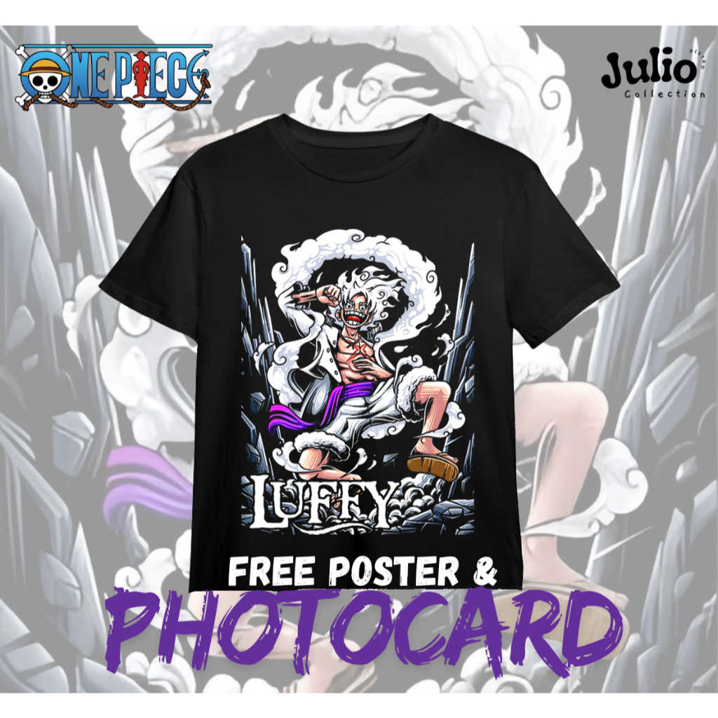 Jual Kaos Distro Anime One Piece Motif LUFFY NIKA ASAP Pria Wanita ...