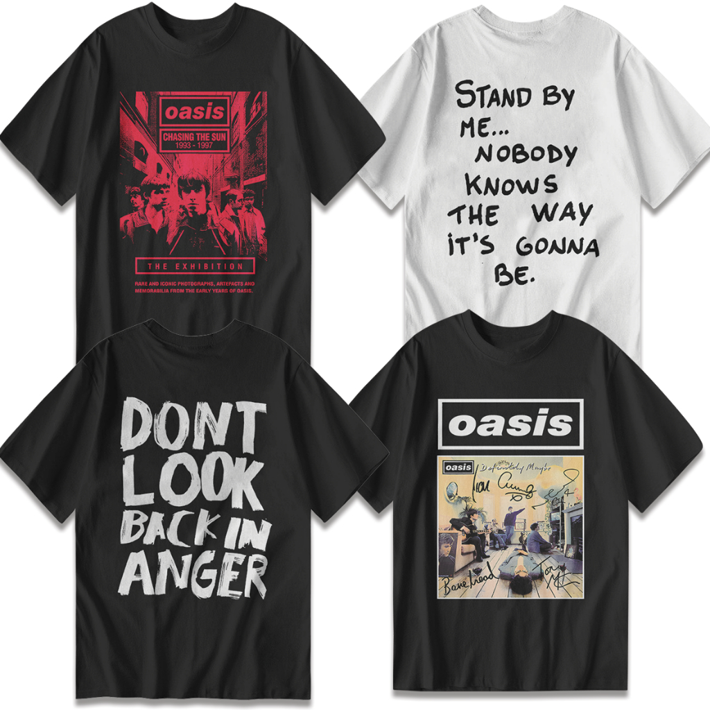 Jual BAJU KAOS OASIS BAND REGULER GRAPHIC DISTRO MUSIK ROCK INGGRIS ...