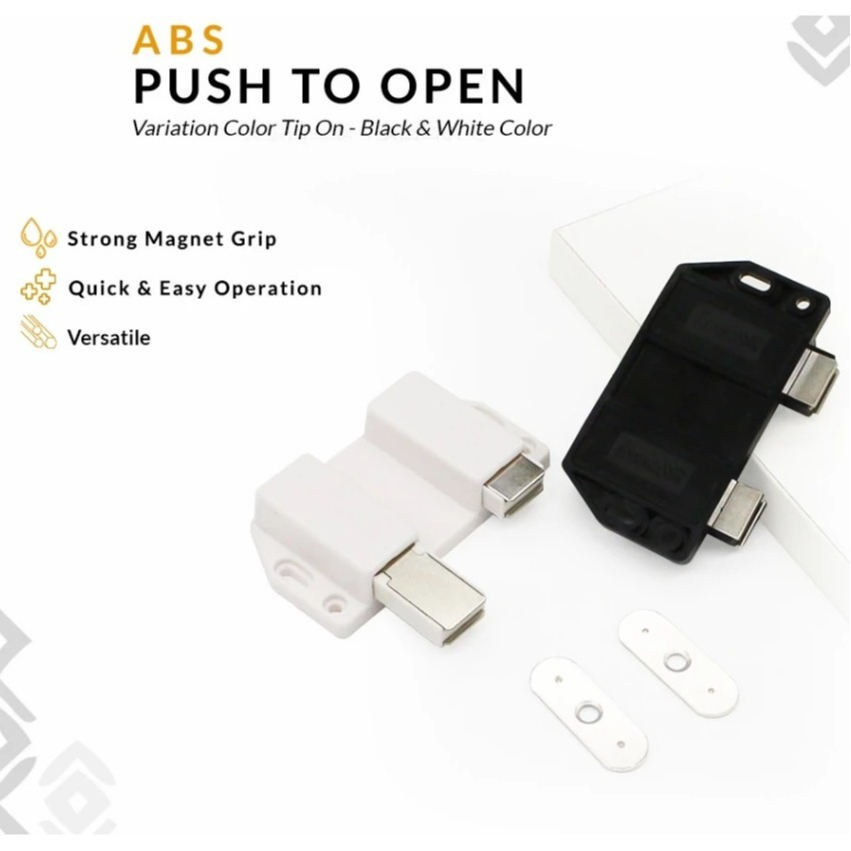Jual Magnet Pintu Lemari Laci Push to Open Double & Single Clip Magnet ...