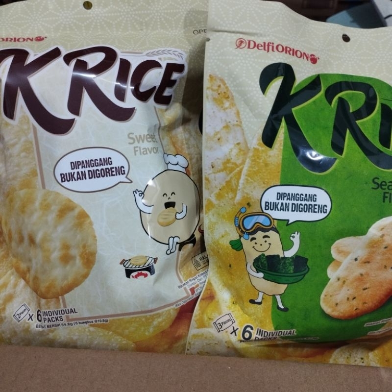 Jual K Rice DelfiOrion Crackers Beras Jepang | Shopee Indonesia