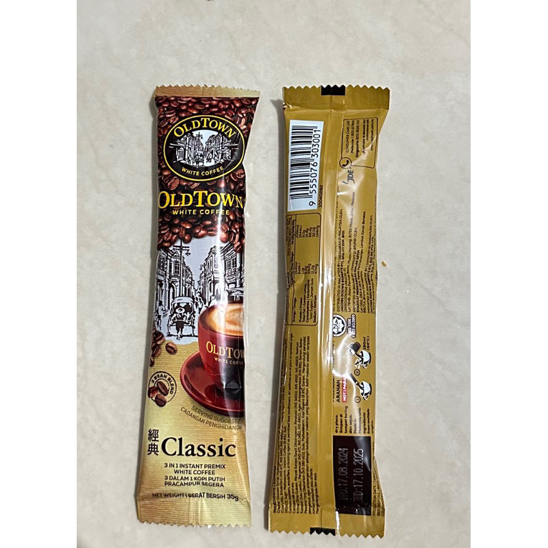 Jual OLDTOWN WHITE COFFEE CLASSIC SACHETS | Shopee Indonesia