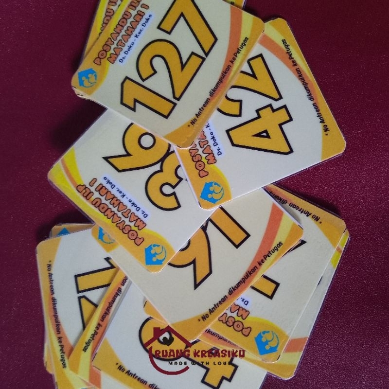 Jual Nomor Antrean / Nomer Antrian Custom | Shopee Indonesia