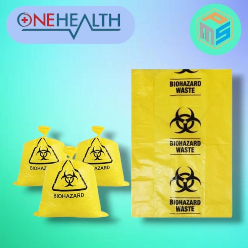 Jual Kantong Sampah Medis OneHealt isi 50Pcs Plastik Limbah Medis ...