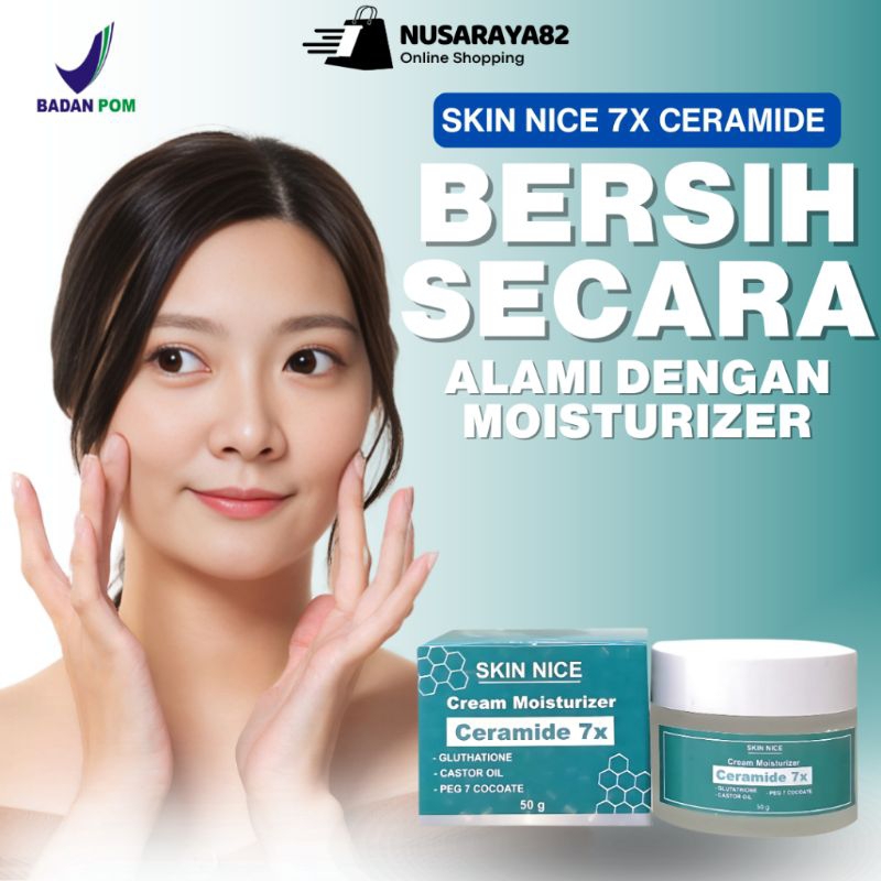 Jual SKIN NICE Cream Moisturaizer 7X Ceramide • | Shopee Indonesia