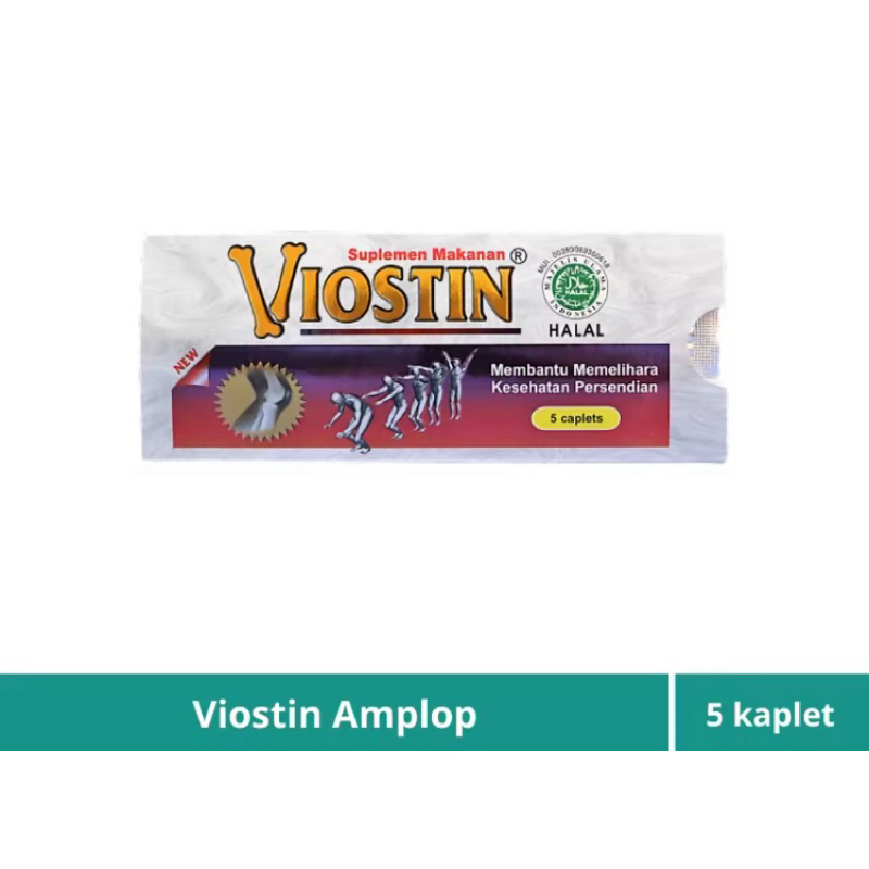 Jual VIOSTIN HALAL STRIP / SUPLEMEN SENDI / SUPLEMEN TULANG / NYERI ...