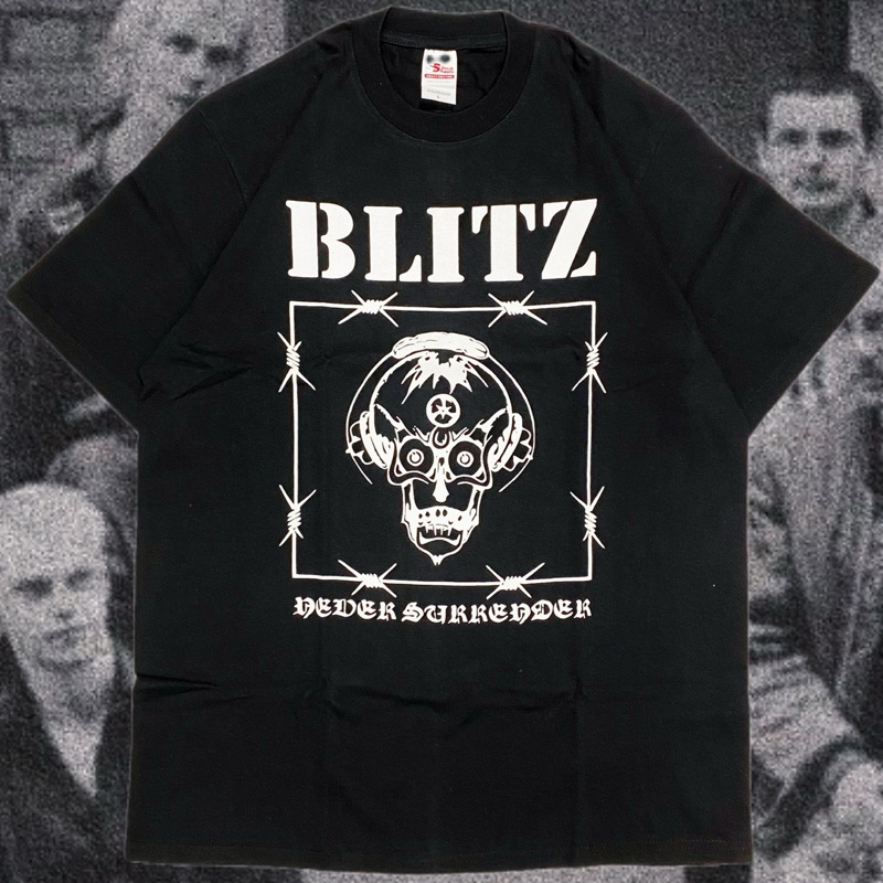 Jual Blitz Punk - never surrender black Heavy | Shopee Indonesia