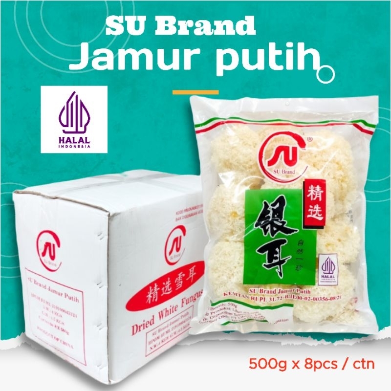 Jual Su Brand Jamur Putih Full Carton 500gr x 8Bungkus -Dus | Shopee ...