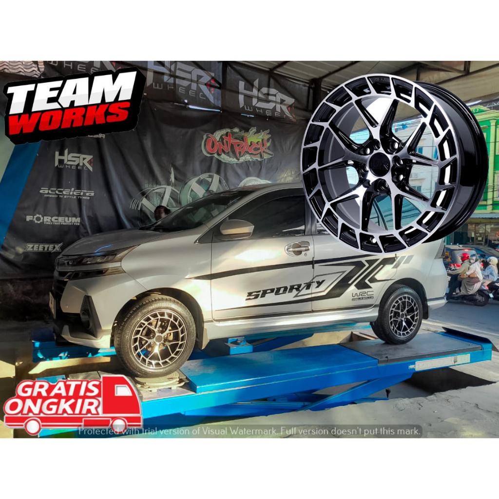 Jual VELG MOBIL AVANZA XENIA RING 16 HSR LPS BLACK POLLISH PCD 4X100 DAN 4X114,3 LEBAR 7 VELAG ...