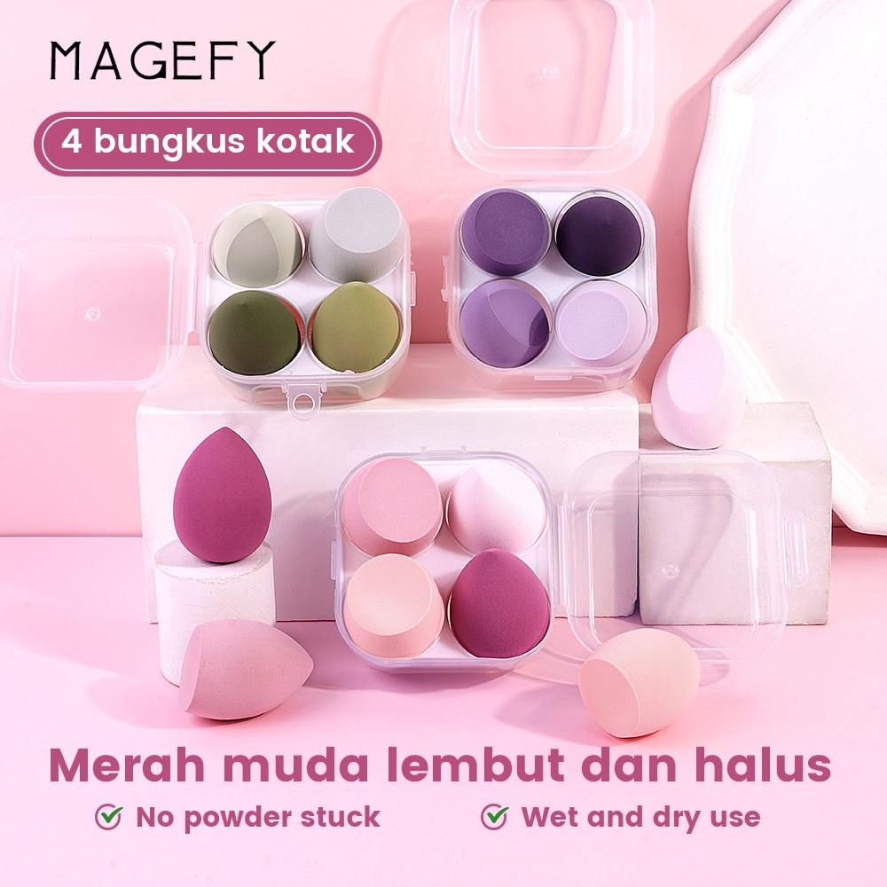 Jual MAGEFY 8pcs Spons Rias Wajah Yang Lembut Makeup Beauty Blender ...